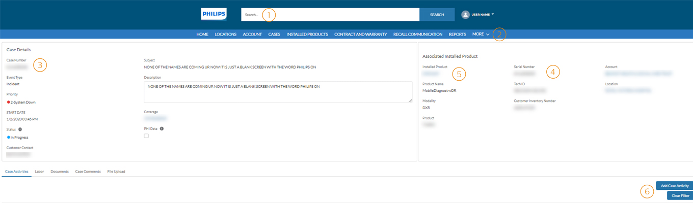 CS Portal Navigation | Philips Healthcare